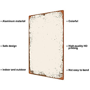 Not Applicable TIN Sign American Flag 1776" Flag Metal Decor Patriotic Wall Art Shop A053 Tin Sign 8x12inch