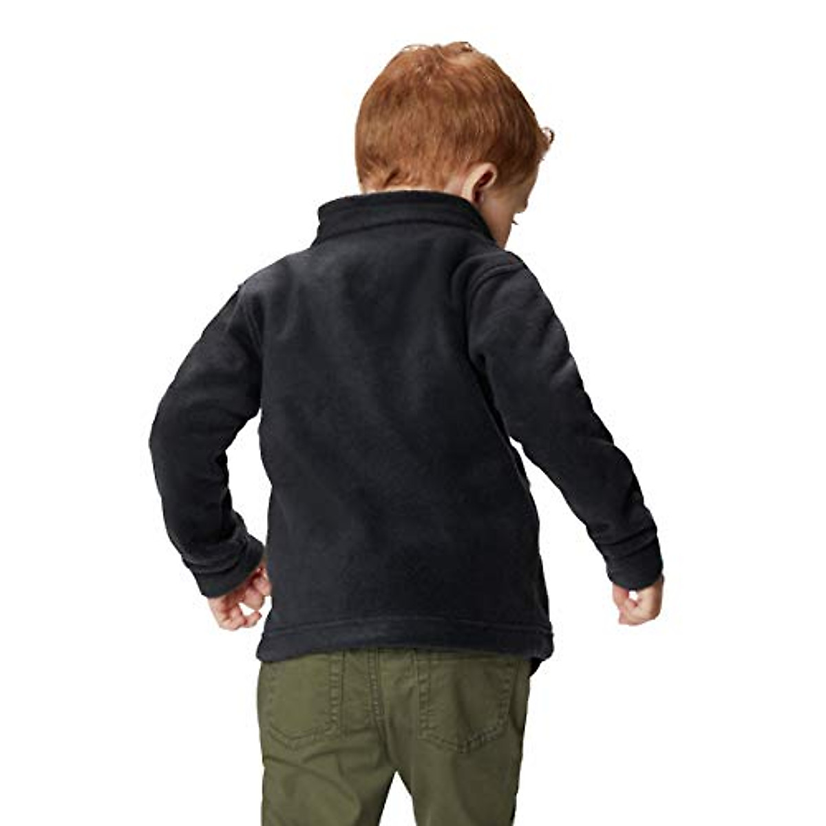Columbia Toddler Boys Steens Mt II Fleece, Black, 4T