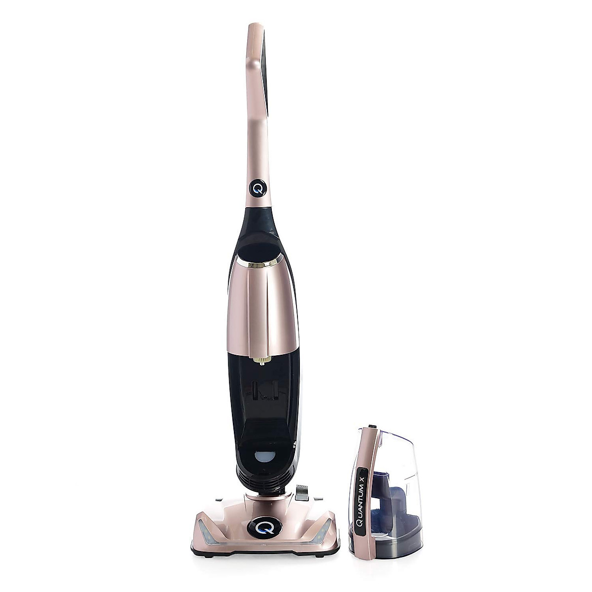 Quantum X Upright Water Vacuum Cleaner - No Filters, Telescopic Body, Pet Vacuum Cleaner and Picks Up Wet Spills, Unique Technology (Rose Gold) (Renewed)