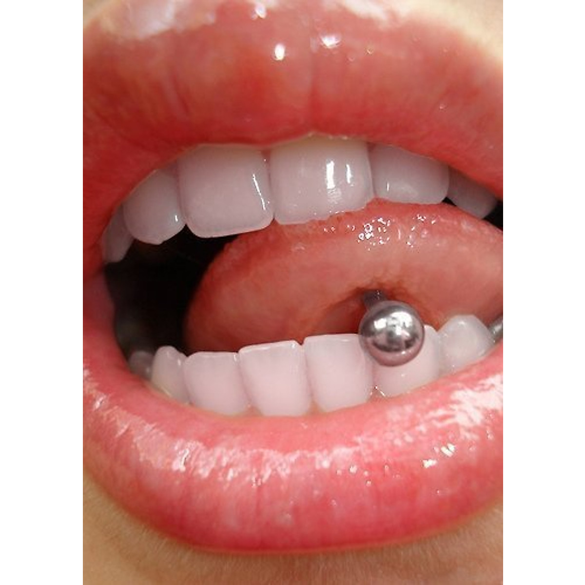 Briana Williams Tongue Rings Nipplerings-Nipple Straight Barbells 14G 18mm Silver Nipple Rings Surgical Steel Body Piercing Jewelry