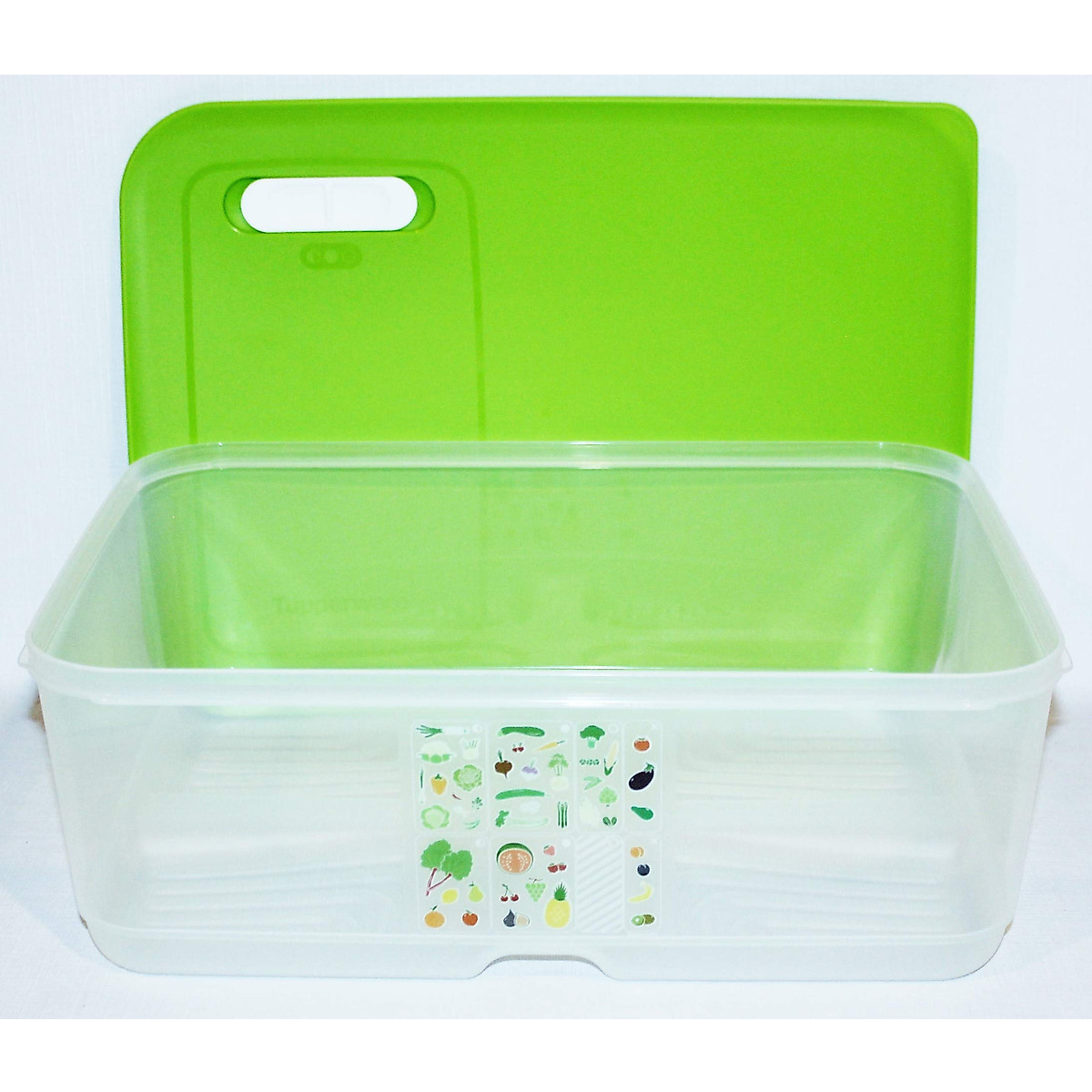 Tupperware Fridgesmart Extra Large Square 9.9 Liters / 2.5 Gallon Fridge Smart Green