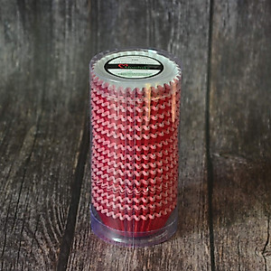 Mombake Mini Red Foil Cupcake Liners Muffin Baking Cups for Party and More, 300-Count