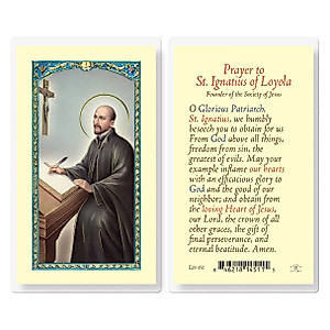Prayer to St. Ignatius of Loyola Laminated Holy Cards, 25-Count Value Pack