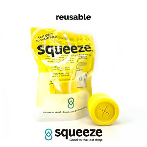 Squeeze- Smart Liquid Saver. Zero Waste Bottle Coupling.