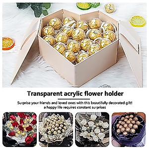 DOERDO 100pcs Clear Chocolate Box Holder Plastic Chocolate Candy Cups Mini Cupcake Muffin Holders for Valentine Day Birthday Party Supplies, 4x4CM
