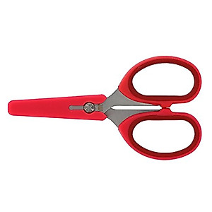 Baby Food Scissors 2 Pack w Covers- Parent Must-Have Safety Stainless Steel Shears to Make Every Bite Baby Sized and Safe- Portable For Babies & Toddlers Feeding (Meats, Fruits, and Vegetables)
