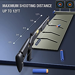 Toy Gun, Airsoft Shotguns for Family,Pumping Actions Toy Shotguns ，Expression for Love Boy Shooting Soft Bullet Gun, Shooting Game, Parent-Child Game,L'38 Inch Throwing Shell Firing Soft Bullet,