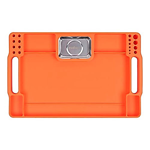 HORUSDY Medium Non-Slip Flexible Tool Tray | Tool Organizer | Tool Storage | Tool Holder | Tool Mats | Small Magnets Tray| Grip Mat Tool Mat | of Christmas Day Tools for Men