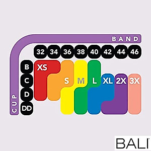 Bali Women's Comfort Revolution Wirefree, Soft Touch Ultimate Wireless Support Bra, White