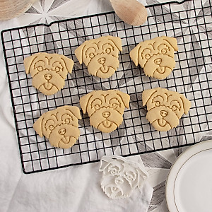 Border Terrier Face cookie cutter, 1 piece - Bakerlogy