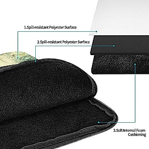 Retro Mermaid Laptop Case Laptop Sleeve Laptop Bag Shockproof Protective Notebook Case Laptop Cover 15 inch