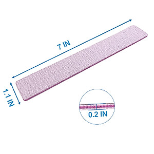 80/80 Grit Nail Files (25 Pcs), Coarse Emery Boards for Acrylic Nails and Gel Nails, Nail File Double Sided 80 Grits Emory Professional Nail Filers Pack