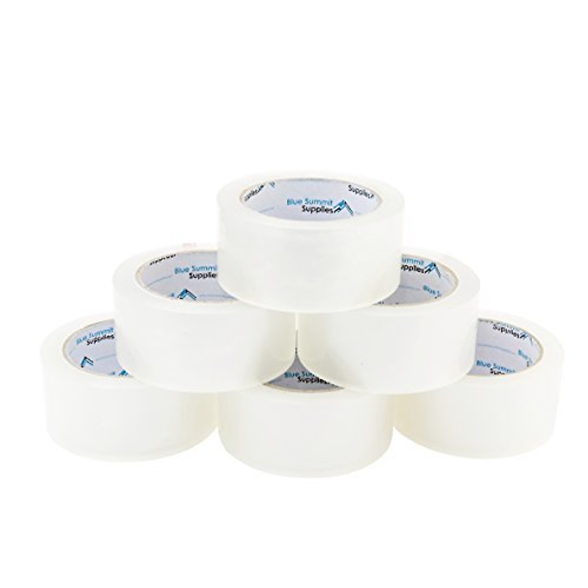 Heavy Duty Packaging Tape, Clear Packing Tape Designed for Moving Boxes, Shipping, Office, and Storage, Commercial Grade 2.7mil Thickness, 60 Yards Length, 360 Total Yards