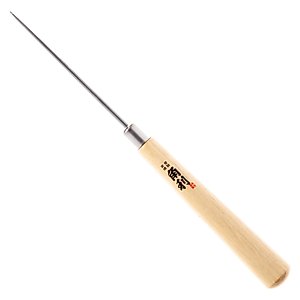 KAKURI Awl Tool for Sewing, Scratch Wood, Leather, Punch, Book Binding, Sharp Japanese Stainless Steel Scratch Awl 7" Long Multitool, Maple Wood Handle, Made in Japan