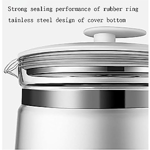 Electric Kettle 1.8L Large Capacity Glass Health Pot Multifunction Cooking Tea Soup Flower Teapot Automatic Electric Stew Bird's Nest Pot Electric Kettle