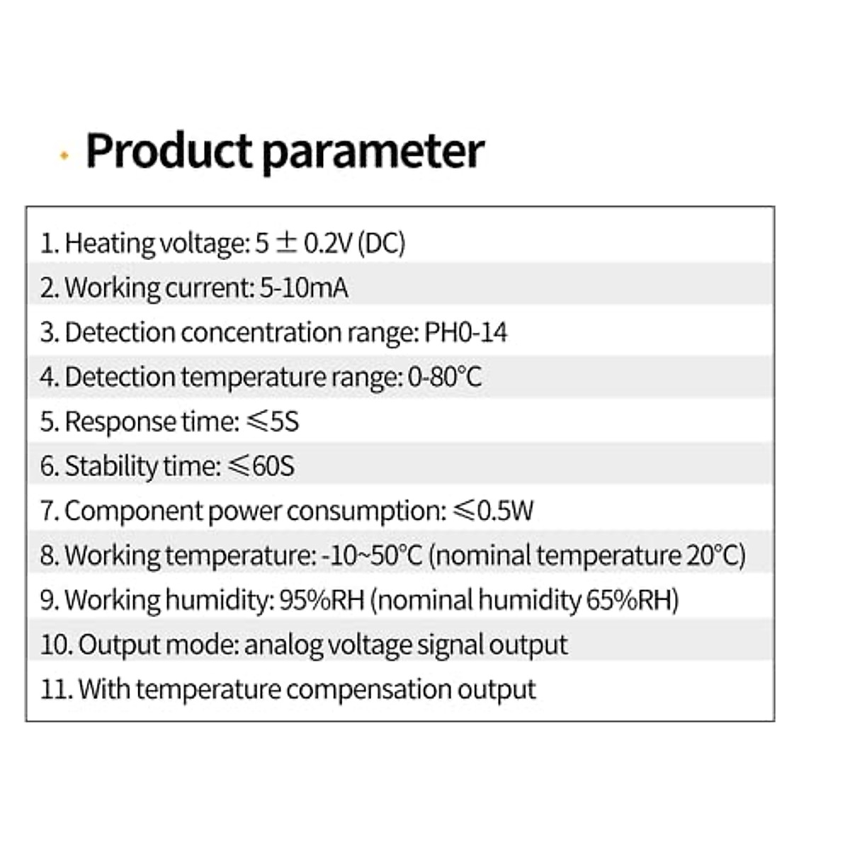 Teyleten Robot PH Value Data Detection and Acquisition Sensor Module Acidity and Alkalinity Sensor Monitoring and Control ph0-14 for Arduino