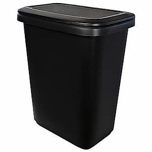 Hefty Hft-2280-075-3 Dual Function XL Trash Can, Black