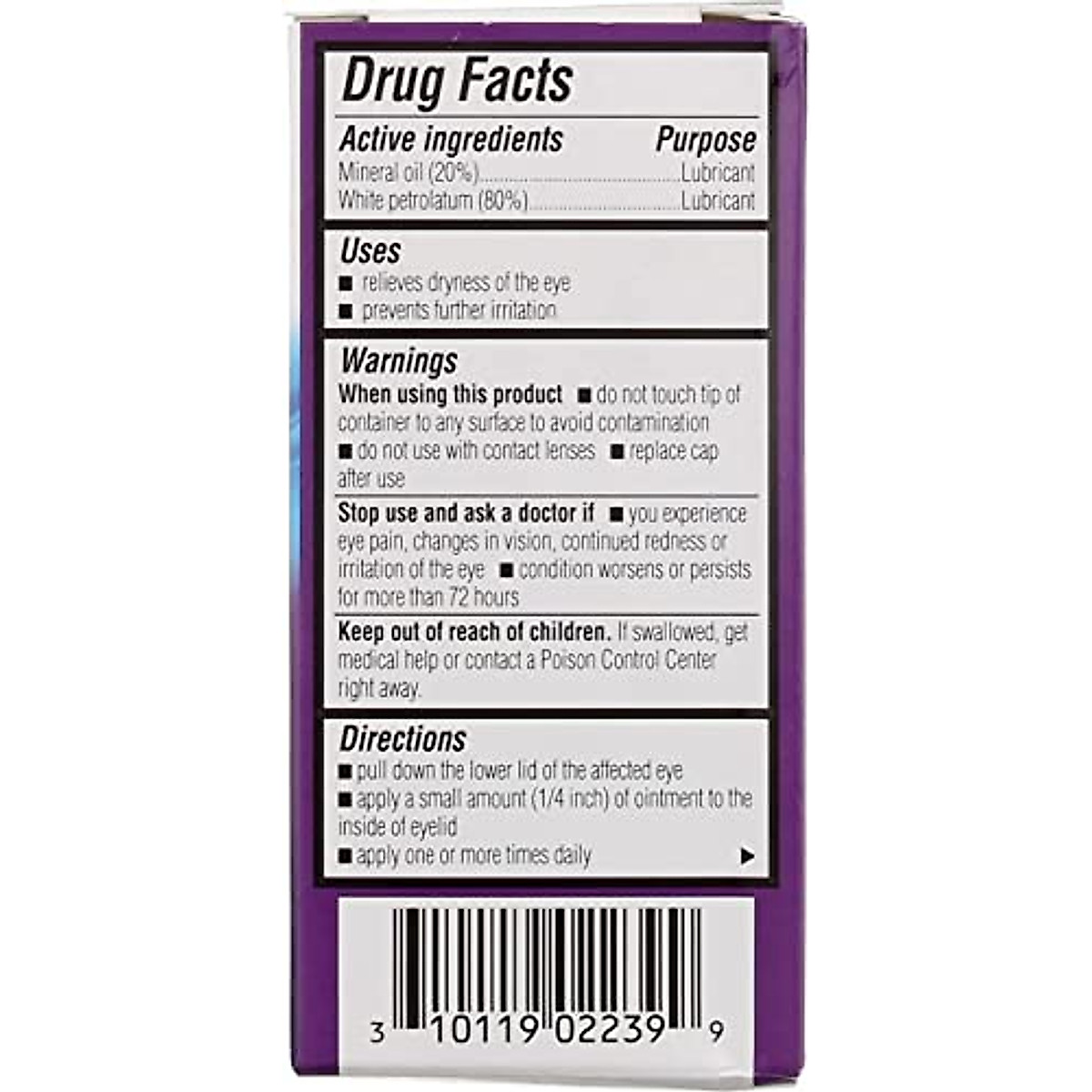 Bausch + Lomb Soothe Lubricant Eye Ointment Night Time - 0.13 oz, Pack of 6