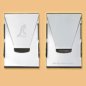 Ontel Slim Card Clip Double-sided Money Clip - 2 Clips