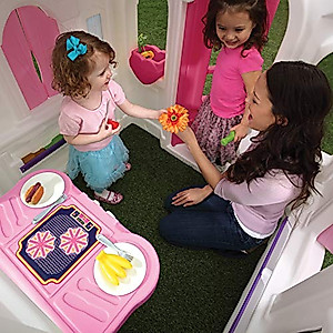 Step2 Sweetheart Kids Playhouse, Indoor/Outdoor Playset, Interactive Play with Sounds, Made of Durable Plastic, For Toddlers 1.5+ Years Old