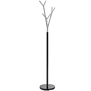 kela Free Standing Towel Rack Stand - Tree Style Organizer for Bath and Hand Towels - Study by Weight - Elegant by Design - Chrome and Black