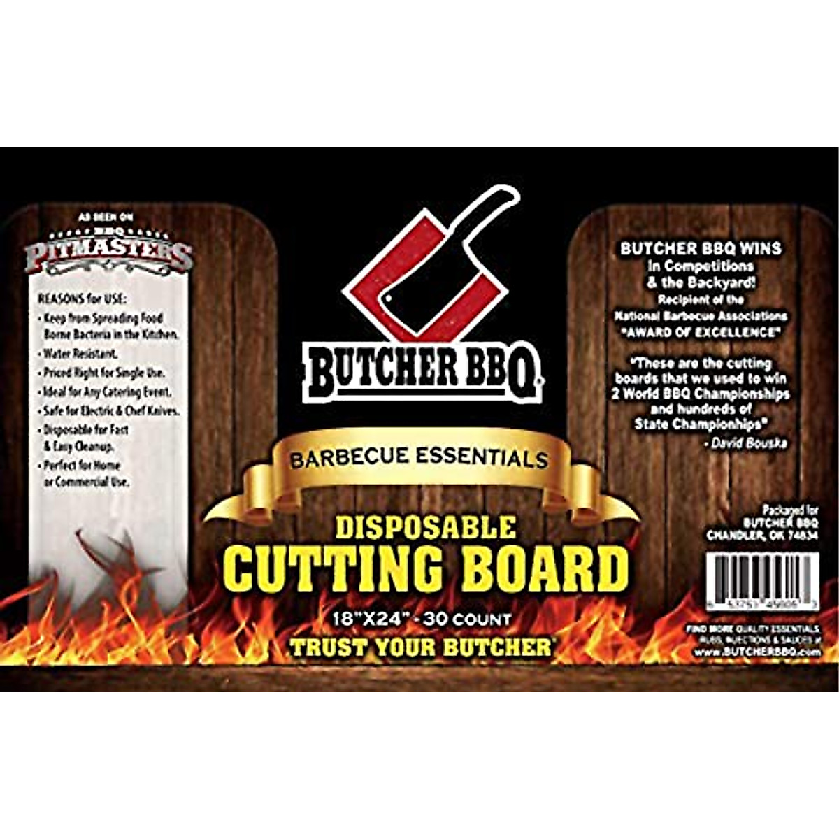 Disposable Cutting Boards | 30 Count Box | Home Or Commercial Cutting Board Use | Home Safe For Electric Knife Or Chef Knife | This Extra Large Cutting Board Is Great To Use As A Brisket Cutting Board