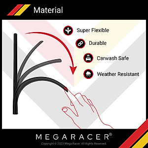 Universal Car Antenna | for Truck Antenna | Ford F150 Antenna | Short Antenna | Car Antenna Replacement | Car Audio & Video Antennas | Jeep Wrangler Antenna Short Auto Antenas para Carros | Rubber 7"