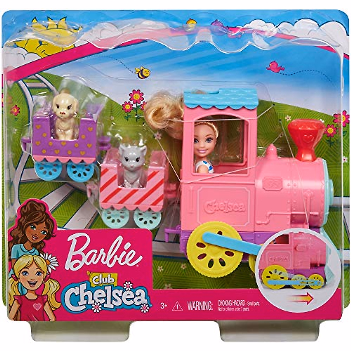 Barbie Club Chelsea Doll and Choo-Choo Train