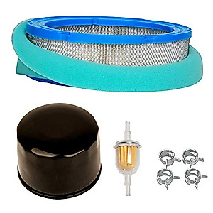 HIFROM Oil Filter Air Filter Pre-Cleaner Fuel Filter Clamps Compatible with John Deere LT166 LT170 LTR155 LTR166 SST16 SST18 LX288 GT235 GT125E Sabre 2048HV 1846HV Garden Tractor