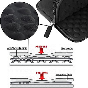 Lacdo Shockproof External USB CD DVD Writer Blu-Ray & External Hard Drive Neoprene Protective Storage Carrying Sleeve Case Pouch Bag With Extra Storage Pocket for Apple MD564ZM/A USB 2.0 SuperDrive / Apple Magic Trackpad / SAMSUNG SE-208GB SE-208DB SE-218