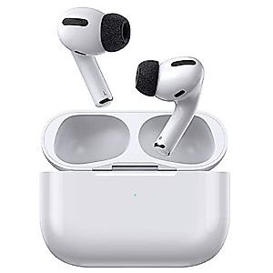 WEUPE Memory Foam Ear Tips Compatible with AirPods Pro, Replacement Earbud Tips Covers, Anti-Slip Eartips, 3 Pairs (S, M, L) (Black)