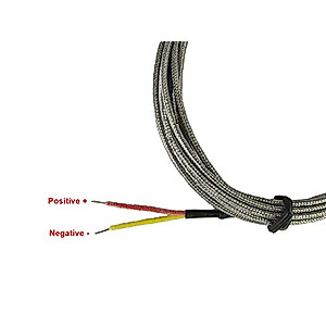 DTC EGT Sensors and Gauge (Red LED) for Exhaust Temperature Sensors with Weld Bund Combo Kit (Fahrenheit)