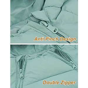 Happy Cherry Jumpsuit for Baby Boy Girls One Piece Snowsuit Hoodie Outerwear Jackets Coats Snow Suits Winter Soft Warm Bodysuit Infant Toddler Bunting Suits with Adjustable Shoes Green