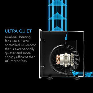 AC Infinity AIRBLAZE T14, Universal Fireplace Blower Fan Kit 14" with Temperature and Speed Controller, WiFi Integrated App Control, for Lennox, Hearth Glo, Majestic, Rotom