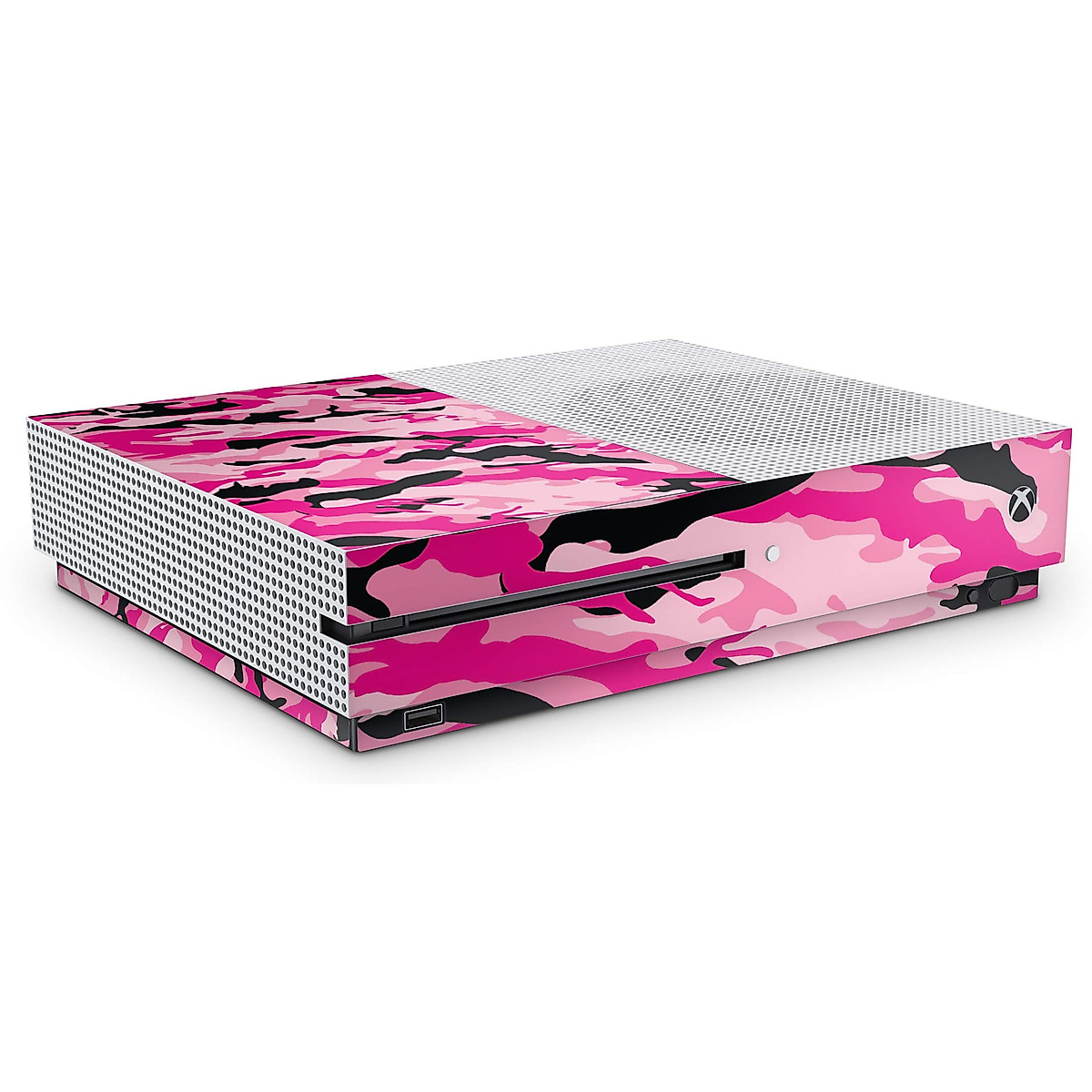 giZmoZ n gadgetZ Xbox One S Pink CAMO Console Skin Decal Sticker + 2 Controller Skins