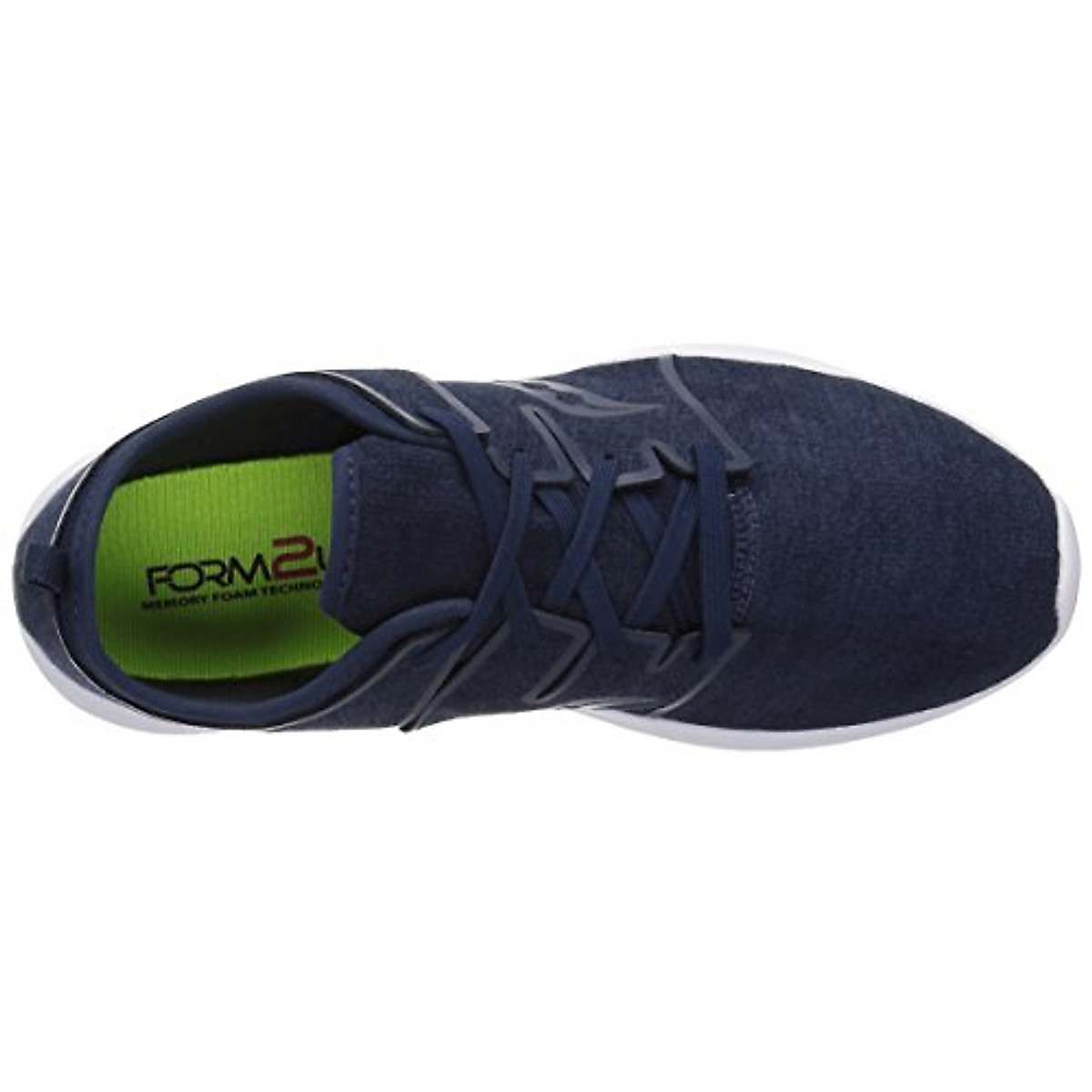 Saucony Women's Eros Lace Running Shoe, navy, 12 Medium US