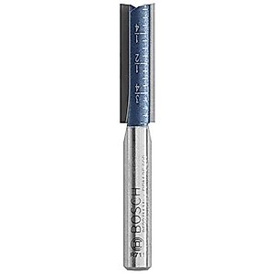 BOSCH 85224MC 5/16 In. x 1 In. Carbide-Tipped Double-Flute Straight Router Bit