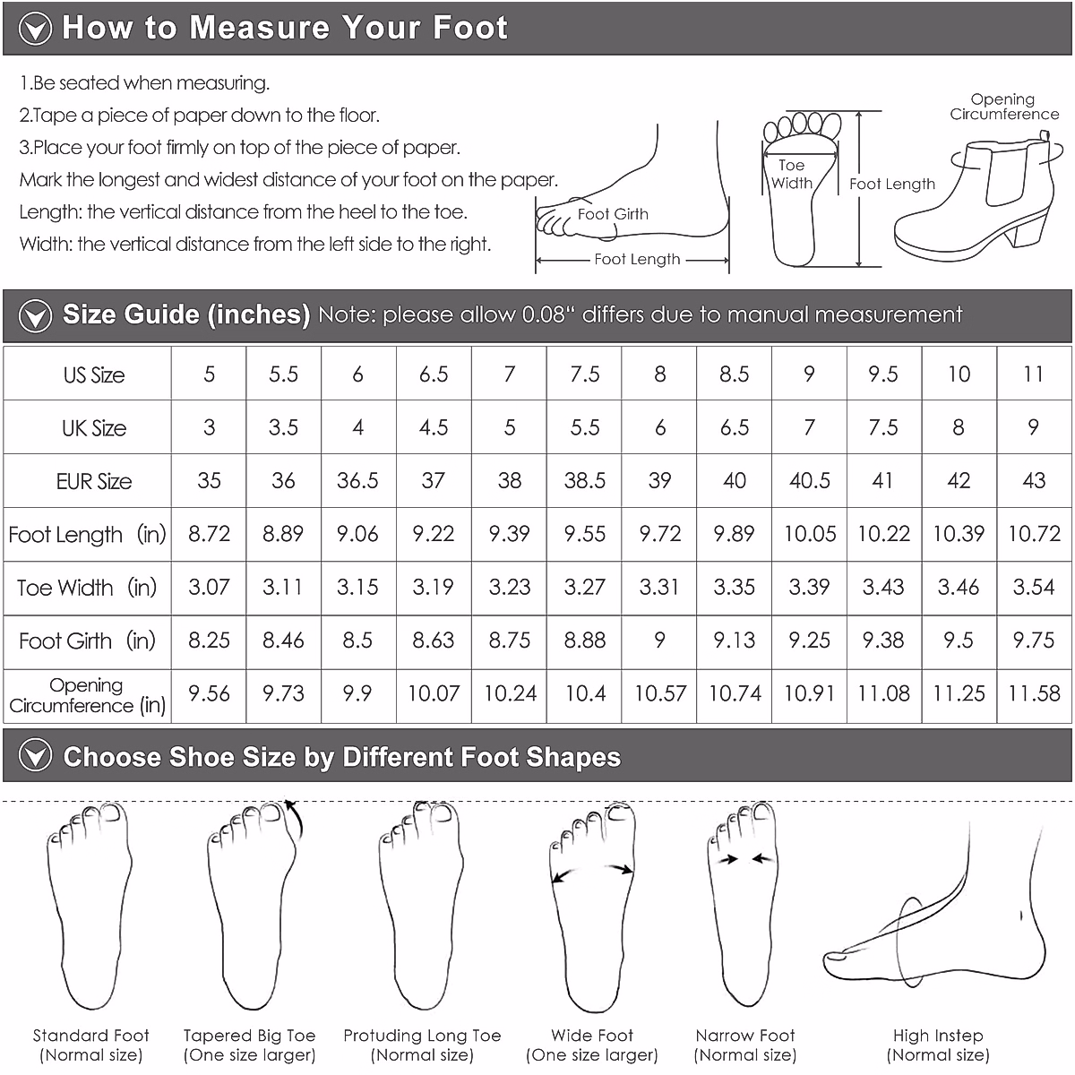 DREAM PAIRS Women's High Chunky Heel Chelsea Ankle Boots Slip On Elastic Fall Heeld Booties Shoes, Size 8.5, BLACK PU, FRE