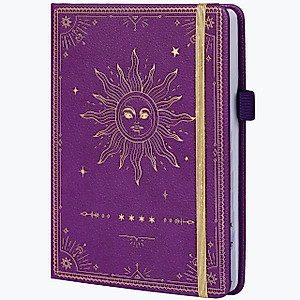 Password Book - Hardcover Password Book with Alphabetical Tabs for Internet Website Address Login, Pocket Size Password Keeper, 5.0" x 6.8", Password Organizer for Home Office Desk Use - Purple