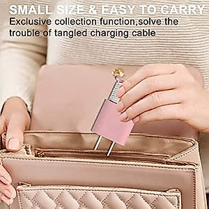 XANGNIER 2 in 1 Silicone Charger Protector,4 Pack Data Cable Winder Anti-Break Protection Cable Storage,18W/20W Charger Silicone Protective Case,Suitable for 11/12 Charger(Charger not Included)