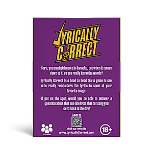Lyrically Correct Music Trivia Card Game | Multi-Generational Family Gatherings, Adult Game Night and Fun Trivia (The Revival Gospel)