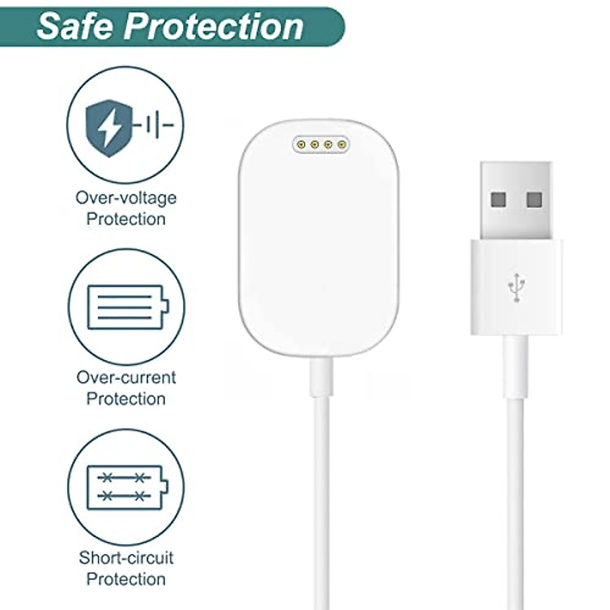 Kissmart Compatible with Gizmo Watch Charger, Replacement Charging Cable Magnetic Dock Cradle Accessories for Gizmo Watch Kids Smartwatch (1)