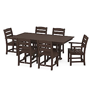 POLYWOOD® Lakeside Dining Set, Mahogany