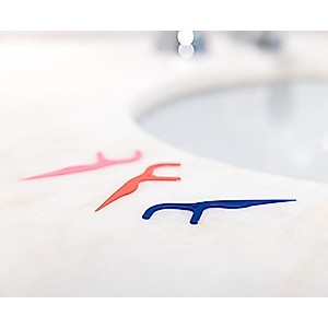 450 Disposable Floss Picks: The World's Most Convenient Floss Picks, Individually Wrapped in 4 Colors