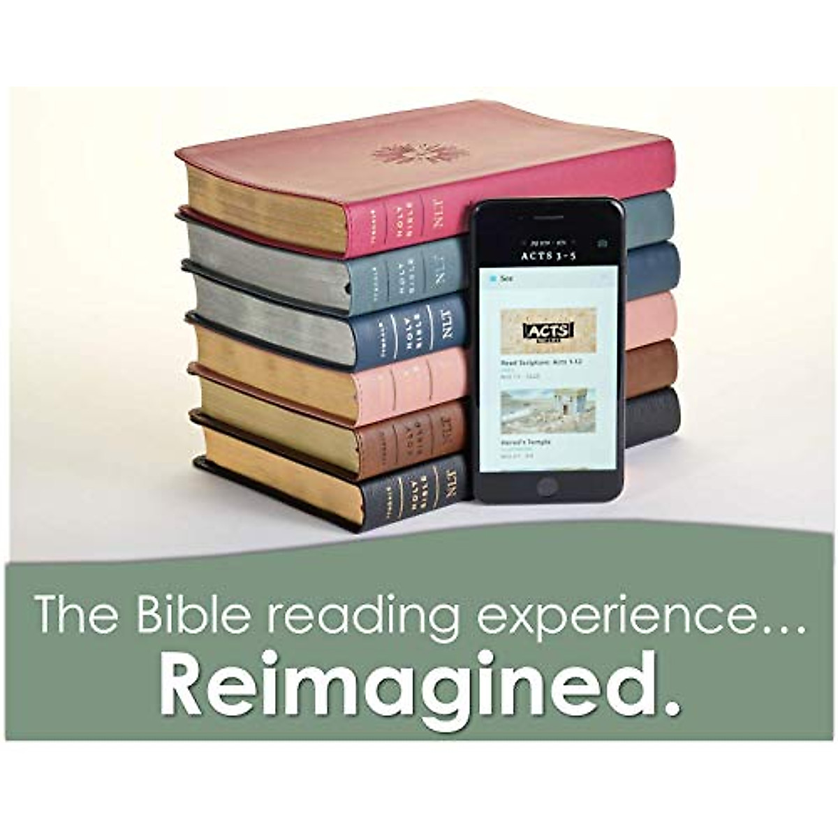 NLT Thinline Reference Bible, Filament Enabled (LeatherLike, Rustic Brown): Includes Free Access to the Filament Bible App Delivering Study Notes, Devotionals, Worship Music, and Video