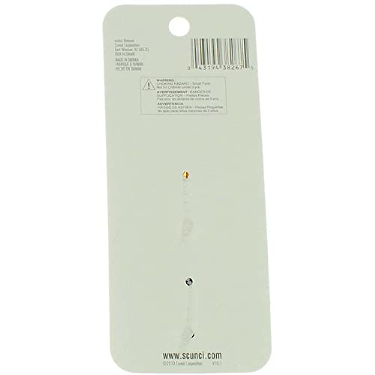 Scunci Wingless Octopus Jaw Clip,unisex, Colors may vary, 2-Pieces per Pack (1-Pack)