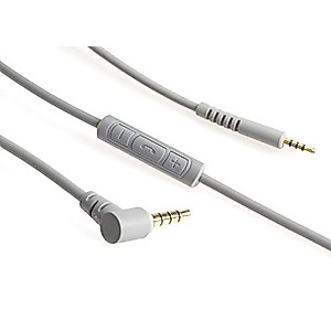 Amazon Basics Bose Quiet Comfort Replacement Inline Mic Remote Headphone Cable for Android Devices - Gray