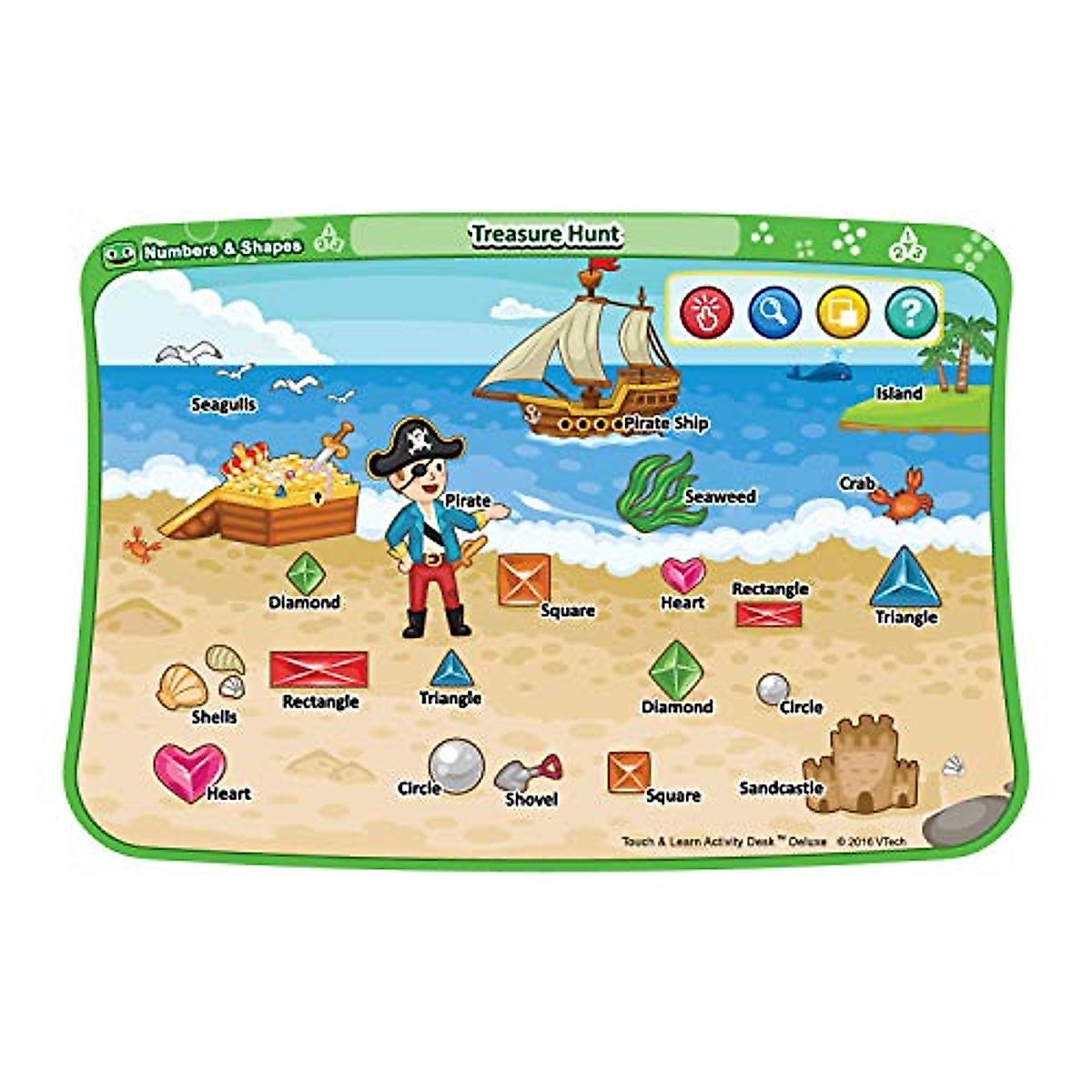 VTech Touch and Learn Activity Desk Deluxe Expansion Pack - Numbers and Shapes