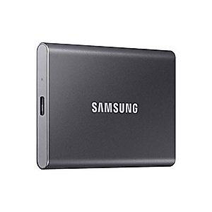 SAMSUNG T7 Portable SSD, 500GB External Solid State Drive, Speeds Up to 1,050MB/s, USB 3.2 Gen 2, Reliable Storage for Gaming, Students, Professionals, MU-PC500T/AM, Gray