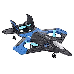 RC Drone, High Drop Resistance Remote Control Plane Colorful LED Lights 2.4GHz Large Signal Range for Christmas Present (3 Batteries)